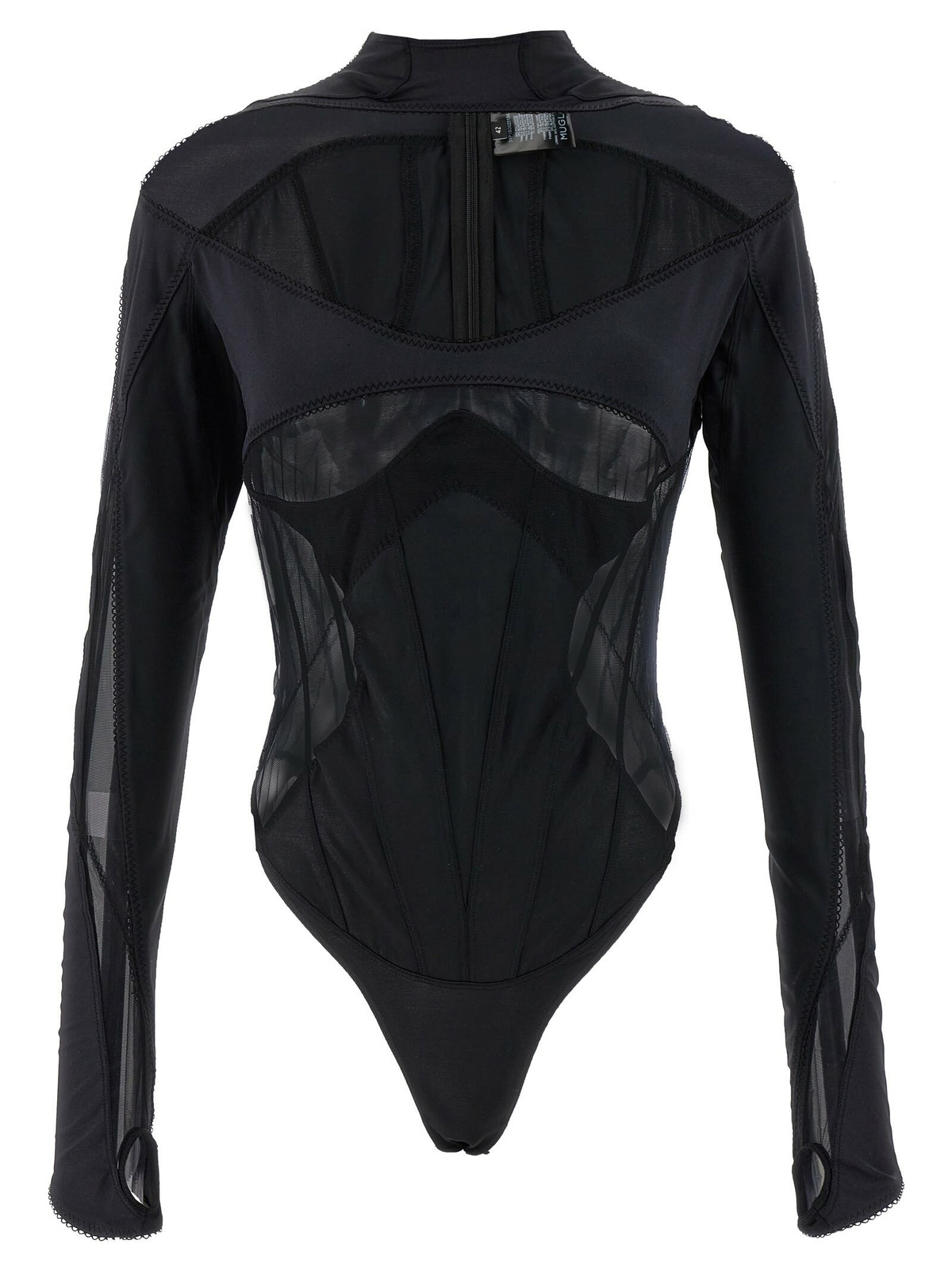 Mugler multi-layer Lingerie Bodysuit Mugler