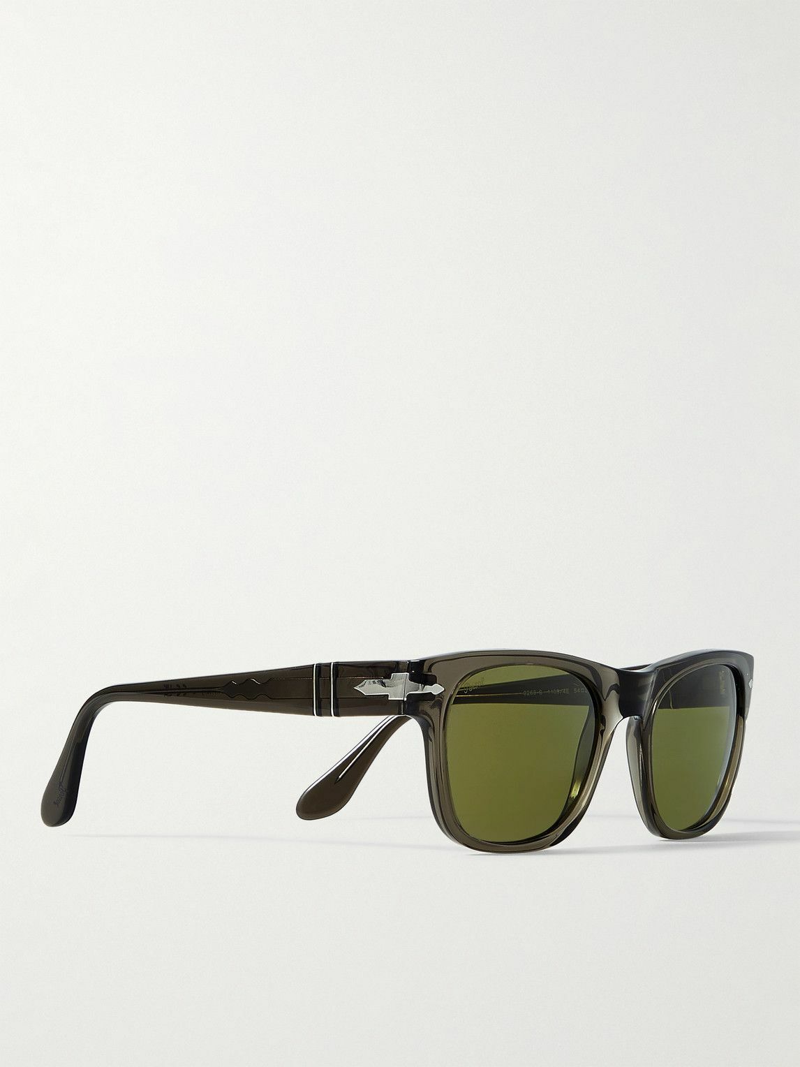 Persol - D-Frame Transparent Acetate Sunglasses Persol