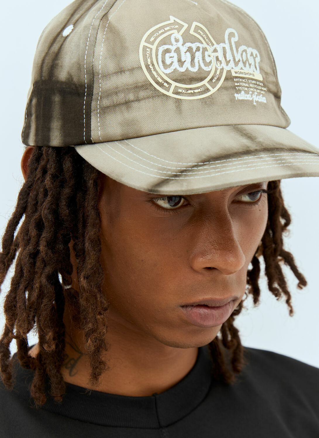 Space Available Artisan Circular Design Baseball Cap Space Available