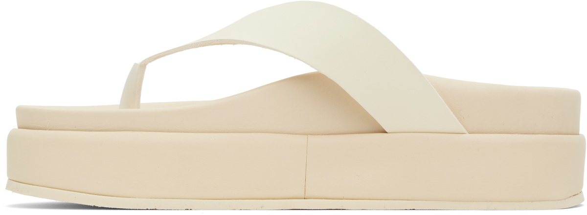 Ancient Greek Sandals Off-White Charys 2flatform Flip-Flops Ancient ...