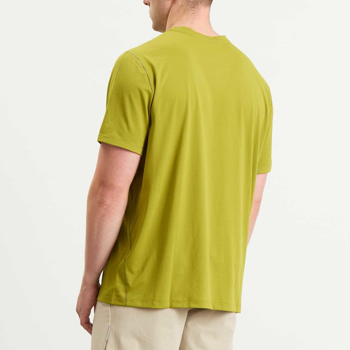 Arc'teryx Men's Cormac Crew T-Shirt in Olive Moss Heather Arc'teryx
