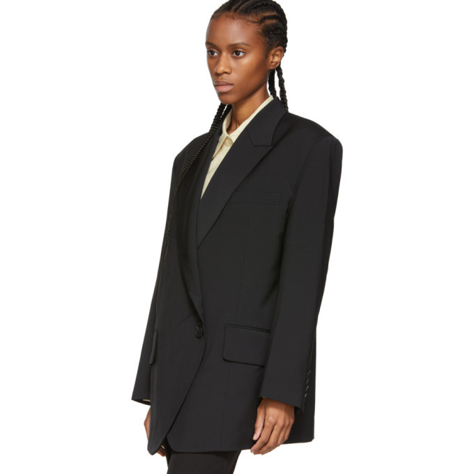 Low Classic Black Loose Fit Jacket Low Classic