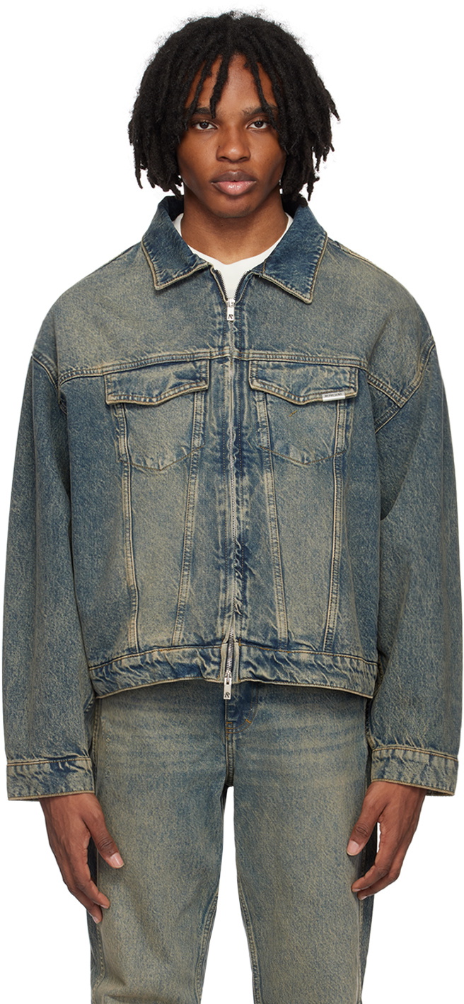 Represent Blue R4 Denim Jacket Represent