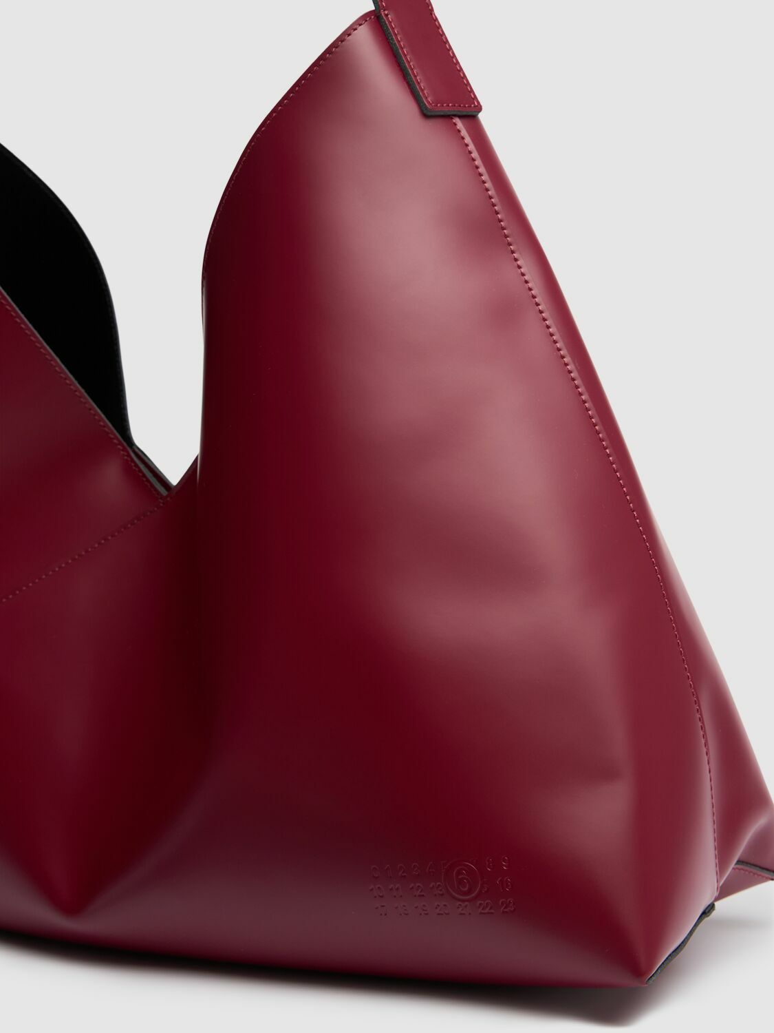 MM6 MAISON MARGIELA Xl Fortune Cookie Leather Shoulder Bag MM6 Maison Margiela