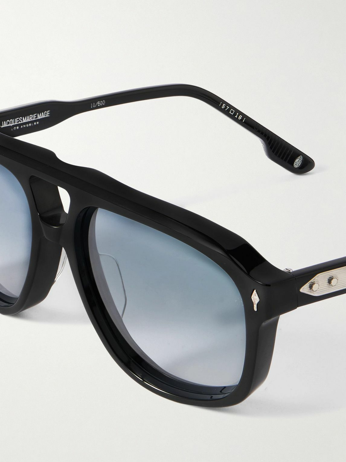 Jacques Marie Mage - Leonard Aviator-Style Acetate and Silver-Tone ...