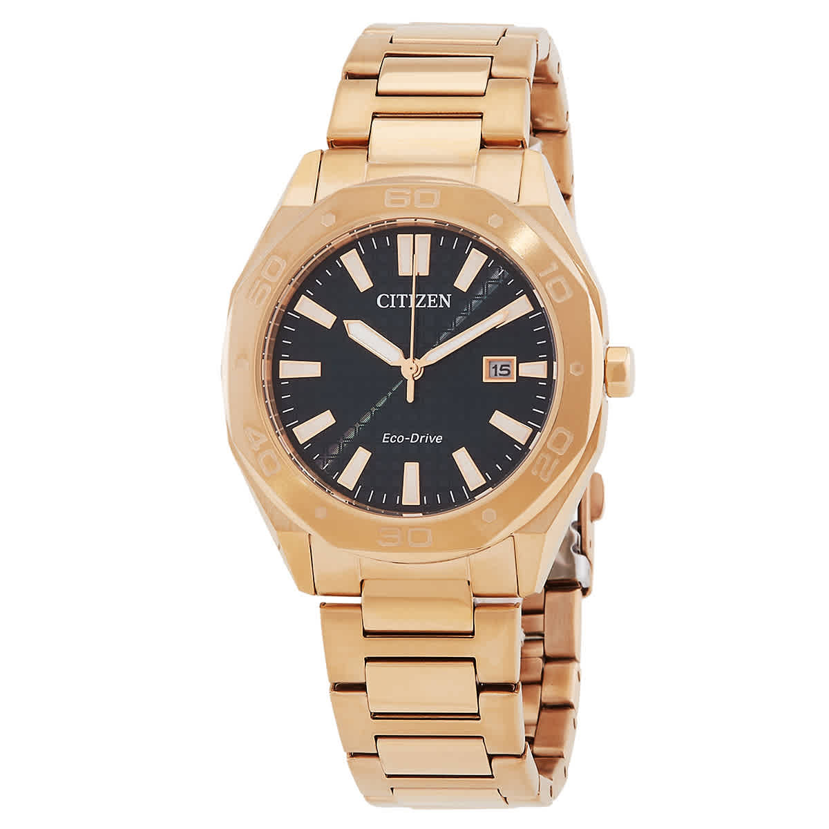 Citizen Eco-Drive Green Dial Mens Watch BM7633-81X Citizen