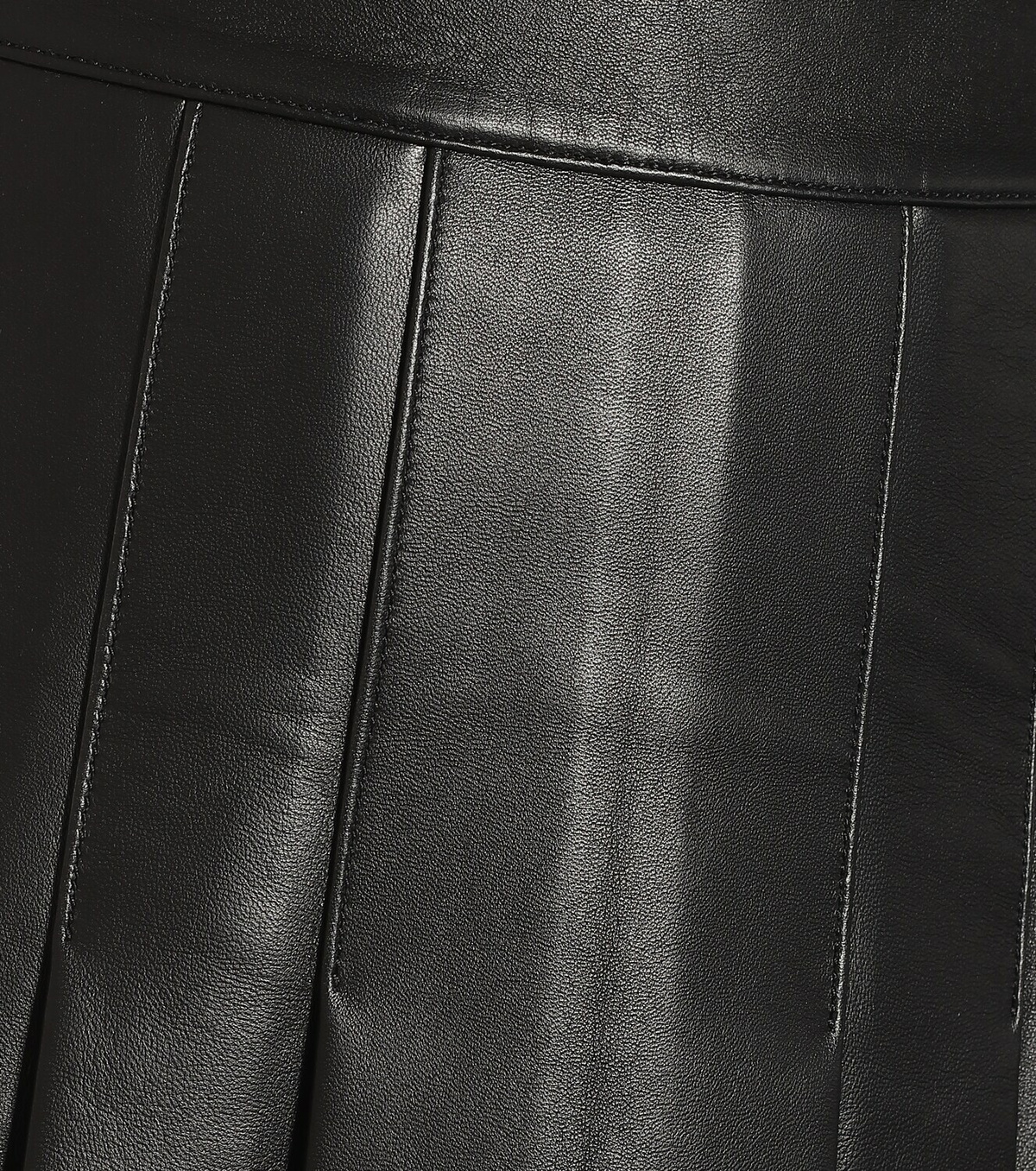 Gabriela Hearst - Wesley pleated leather midi skirt Gabriela Hearst