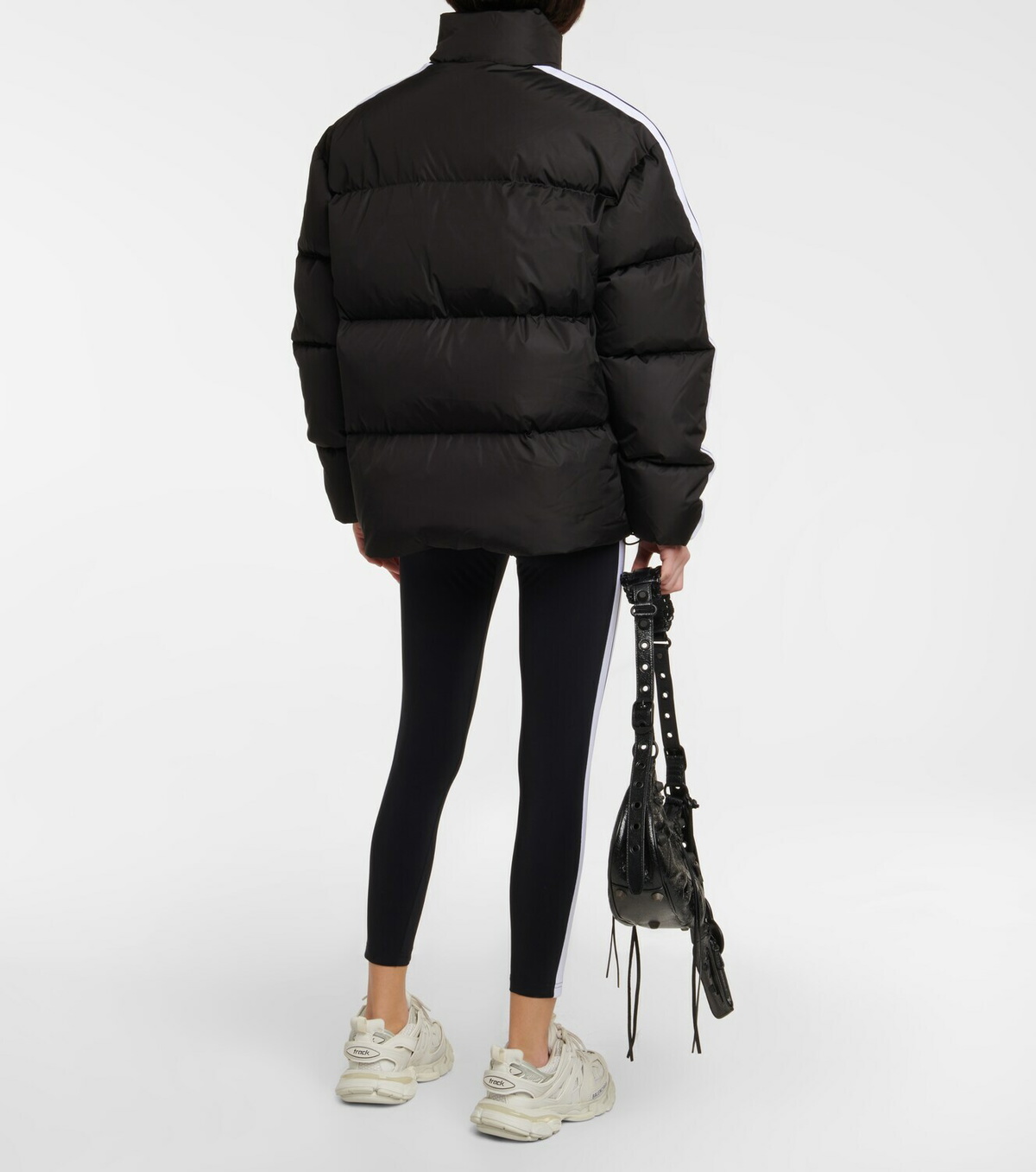 Palm Angels - Logo quilted puffer jacket Palm Angels