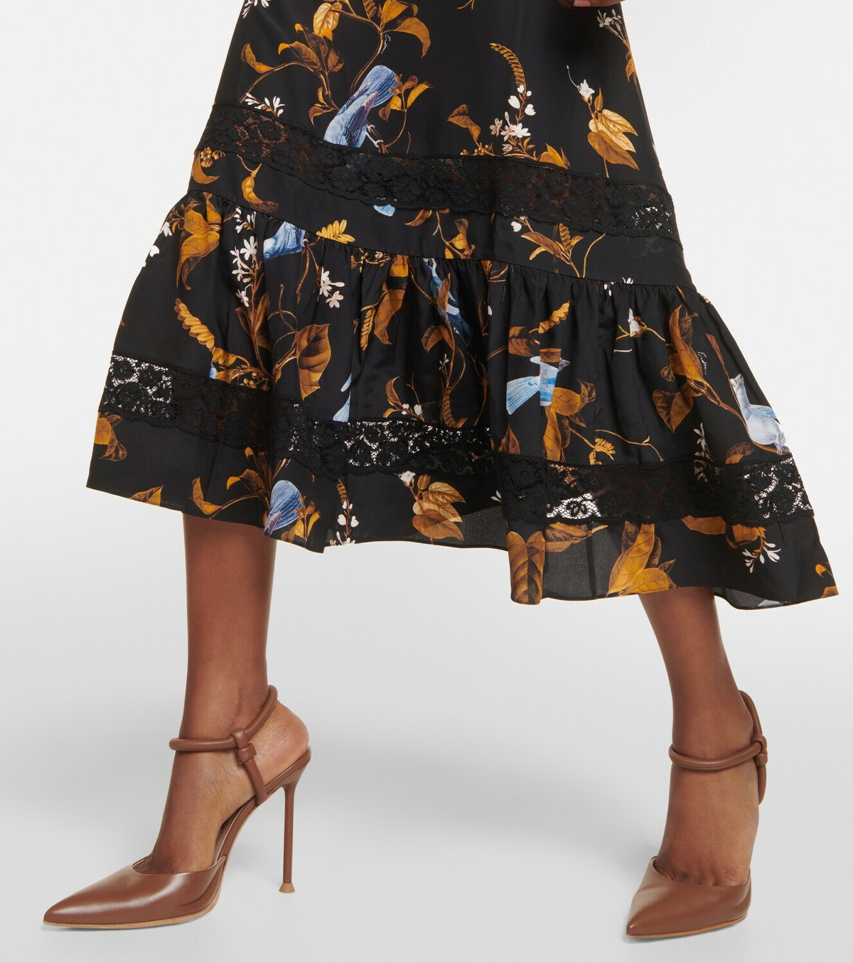 Erdem Printed silk midi dress Erdem