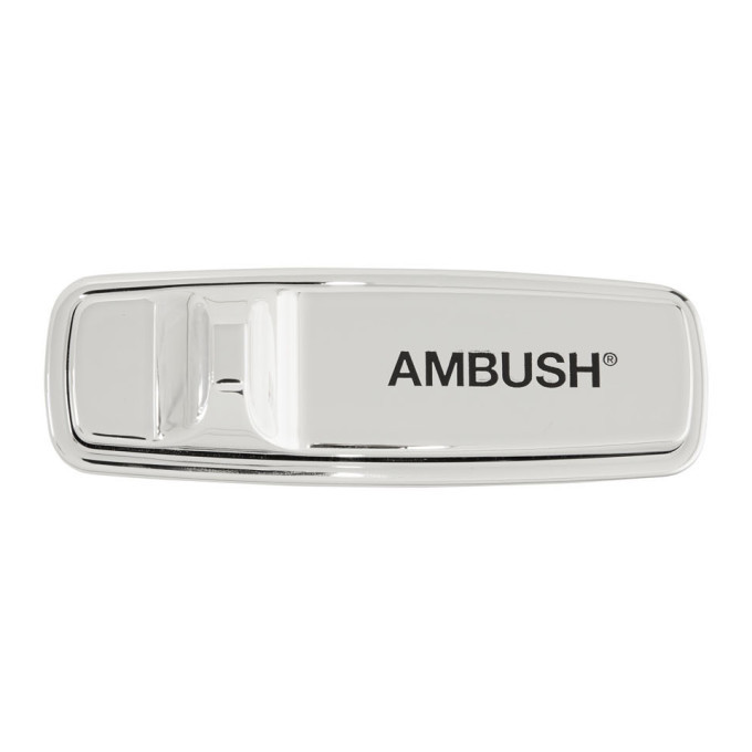 Ambush Silver Security Tag Brooch Ambush