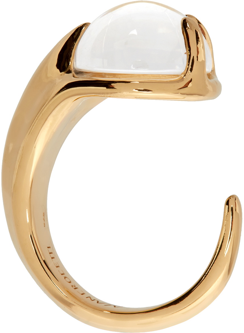 Alan Crocetti Gold Crystal Climax Ring Alan Crocetti