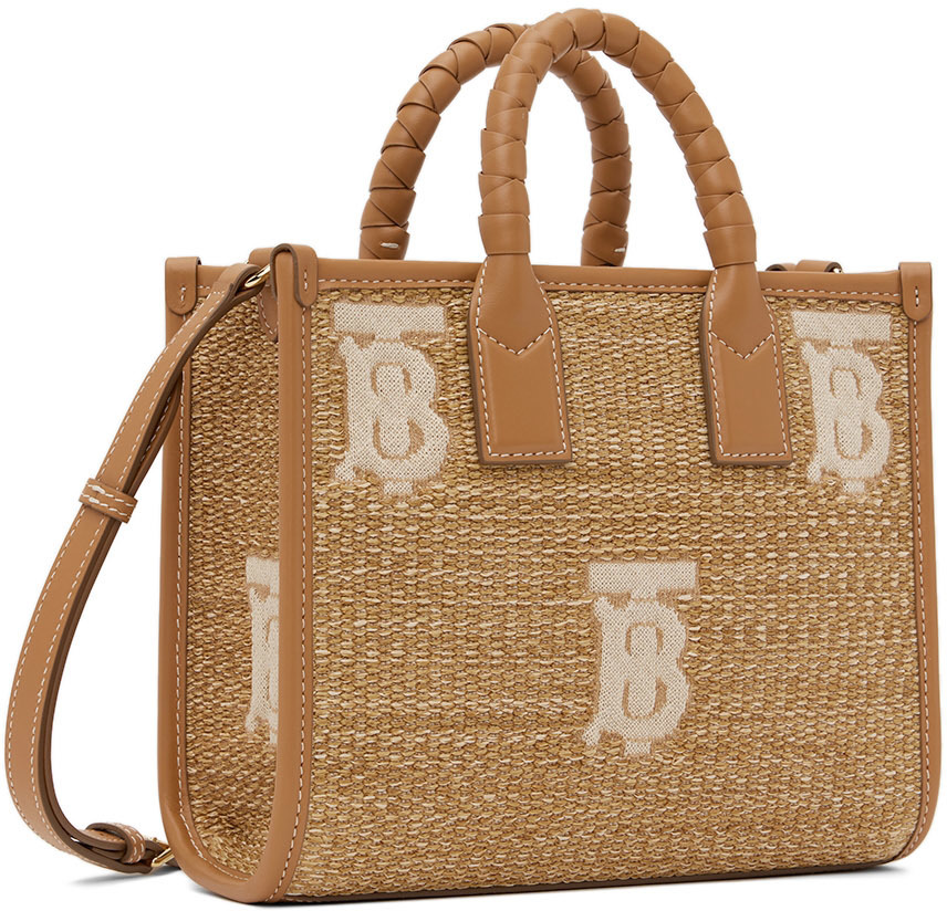 Burberry Beige Mini Freya Tote Burberry