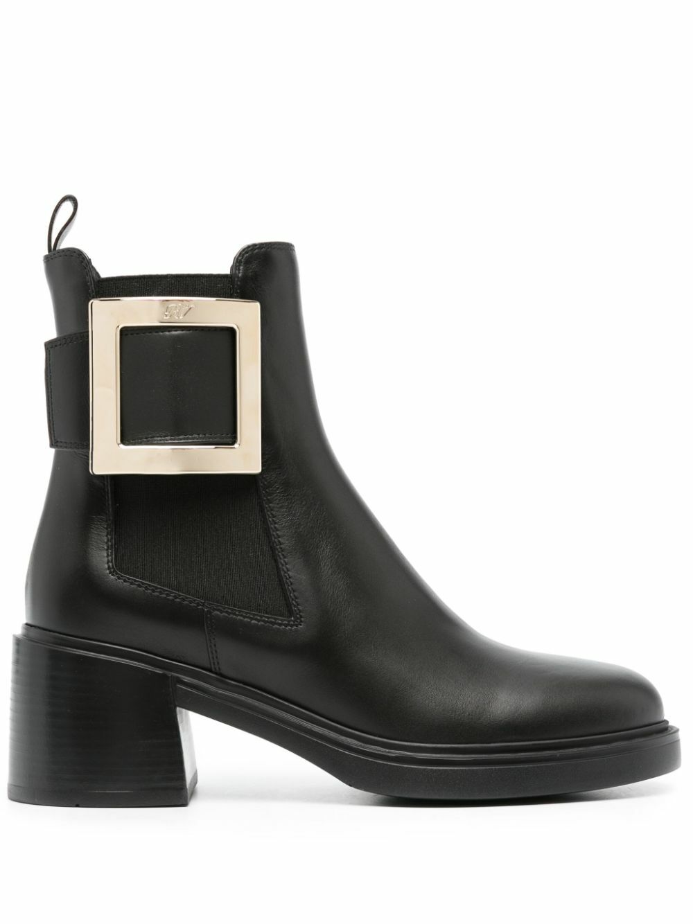 ROGER VIVIER - Viv Rangers Leather Boots Roger Vivier