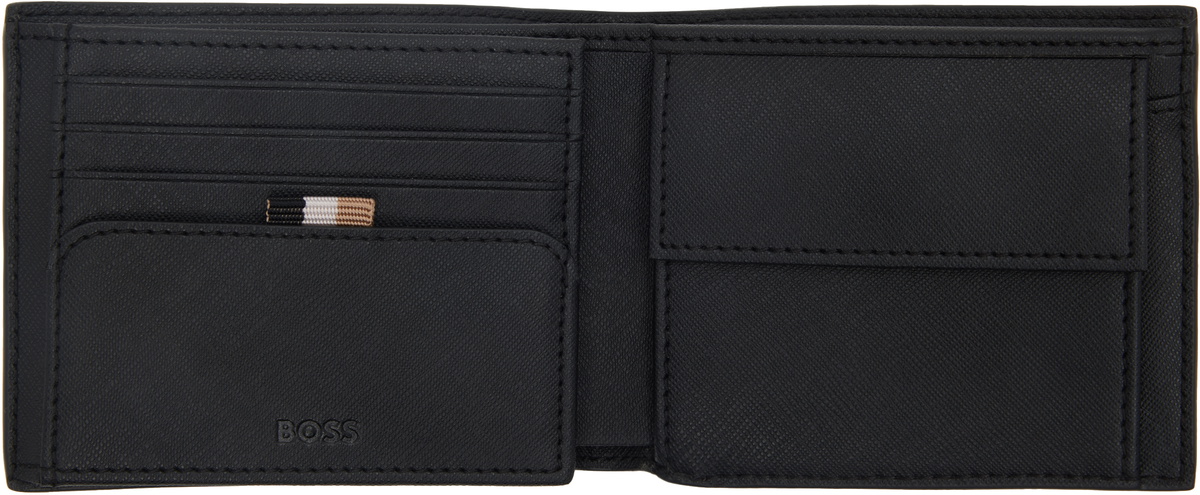 BOSS Black Foil Logo Wallet BOSS