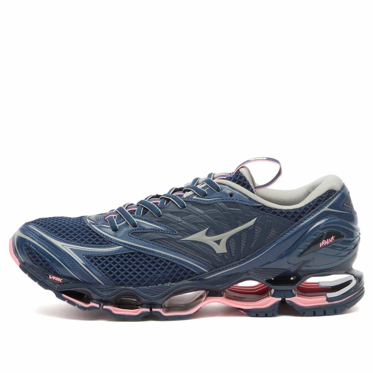 Mizuno Men's x VRUNK Wave Prophecy LS Sneaker in Plumeria/Ultimate Gray/Pageant Blue Mizuno