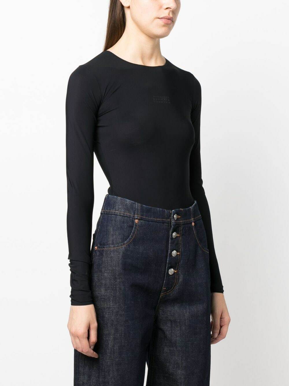 MM6 MAISON MARGIELA - Long Sleeve Bodysuit MM6 Maison Margiela