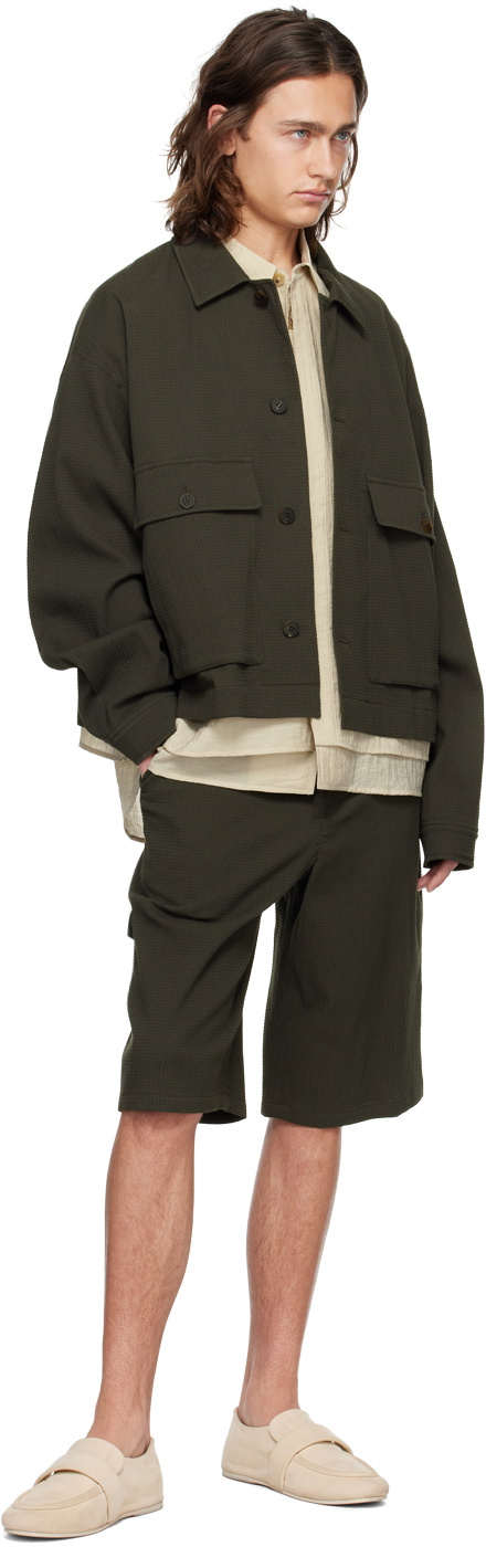 LE17SEPTEMBRE Green Flap Pocket Jacket LE17SEPTEMBRE