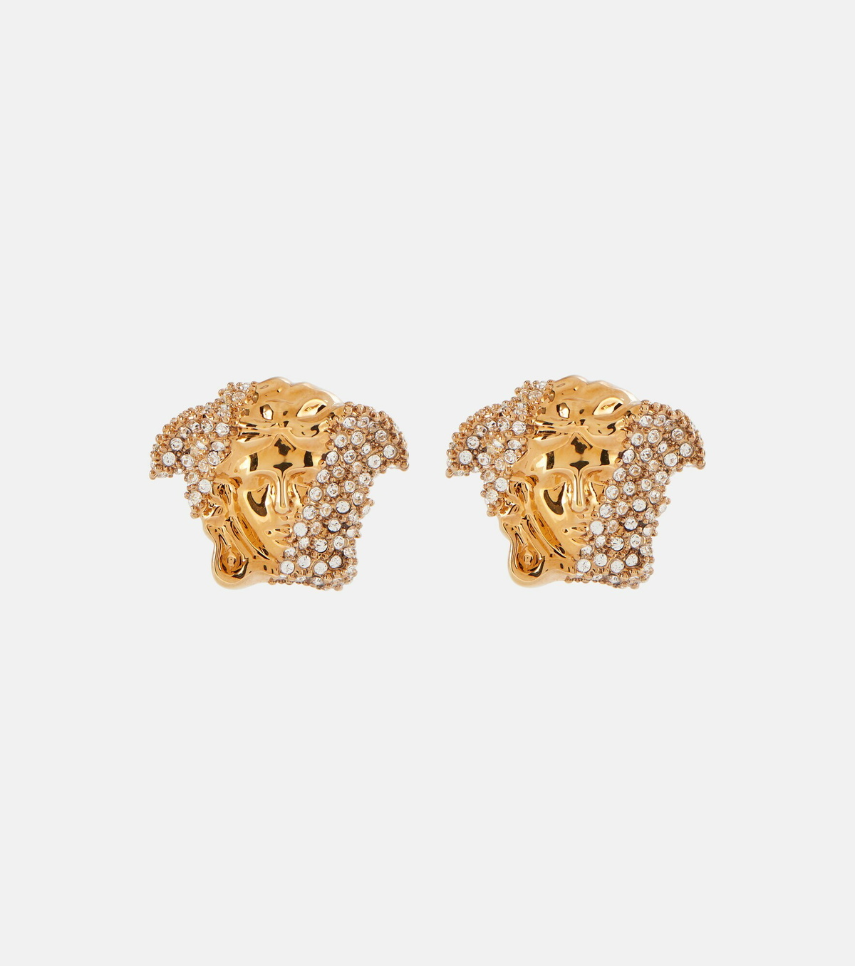 Versace - Palazzo Dia Crystal embellished earrings Versace