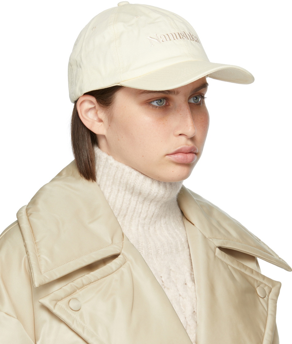 Nanushka Yellow Organic Cotton Val Cap Nanushka