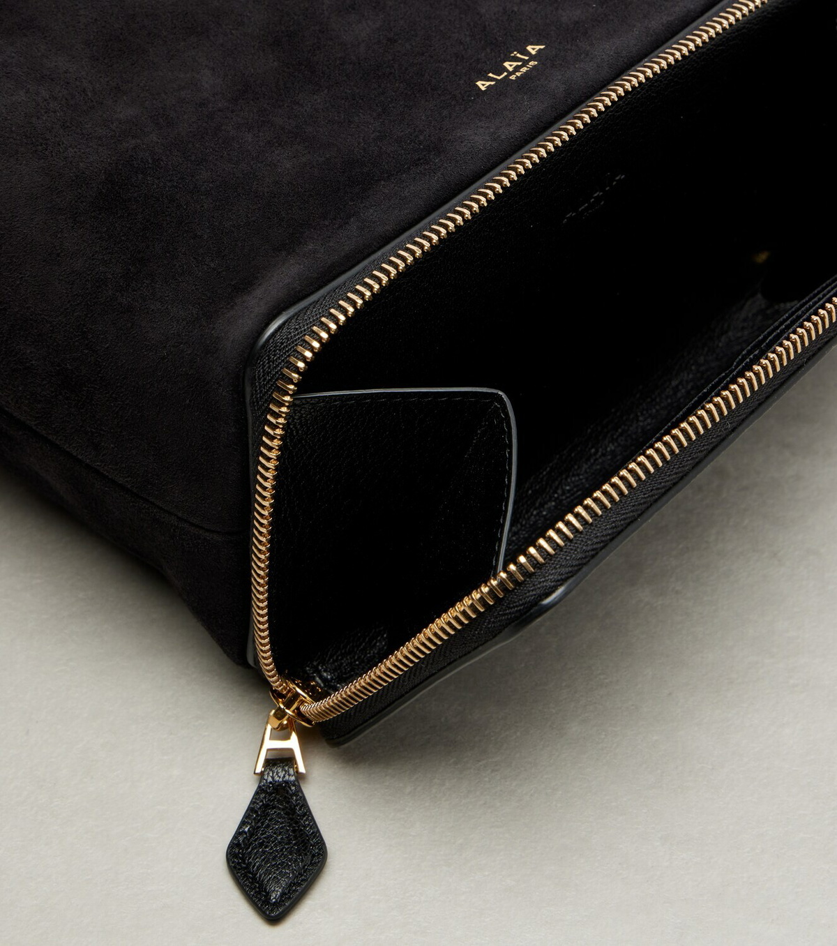 Alaïa Le Pochon suede bucket bag ALAÏA
