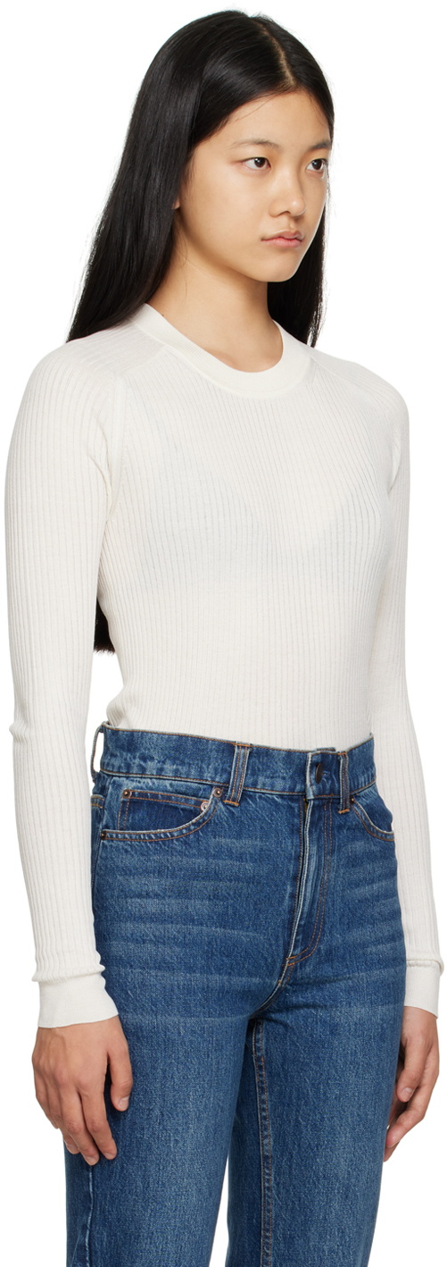 CO Off-White Rib Sweater CO