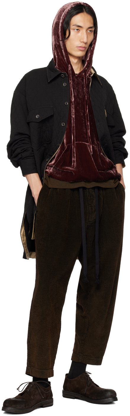 UMA WANG Red Taveon Hoodie Uma Wang