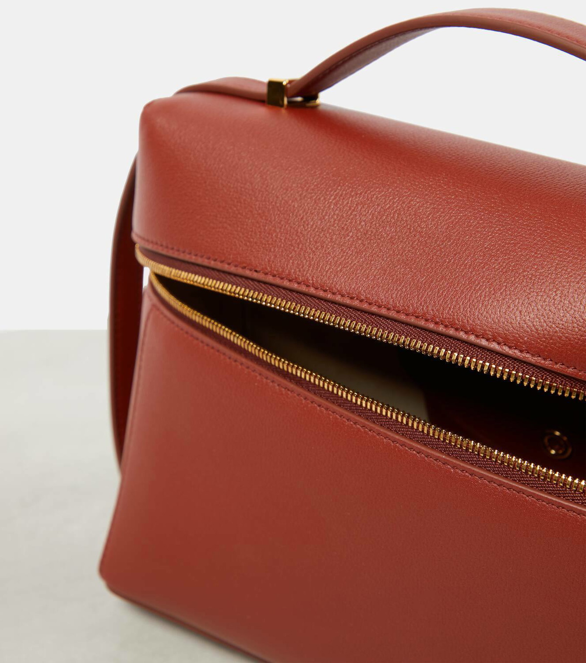 Loro Piana Extra L27 leather shoulder bag Loro Piana