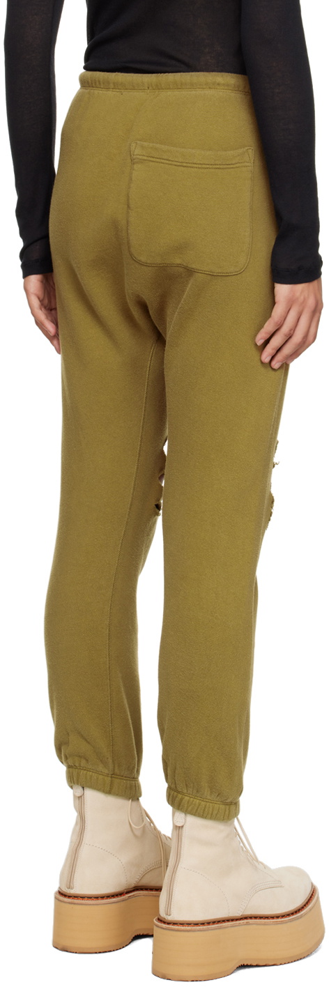 R13 Green Shredded Lounge Pants R13