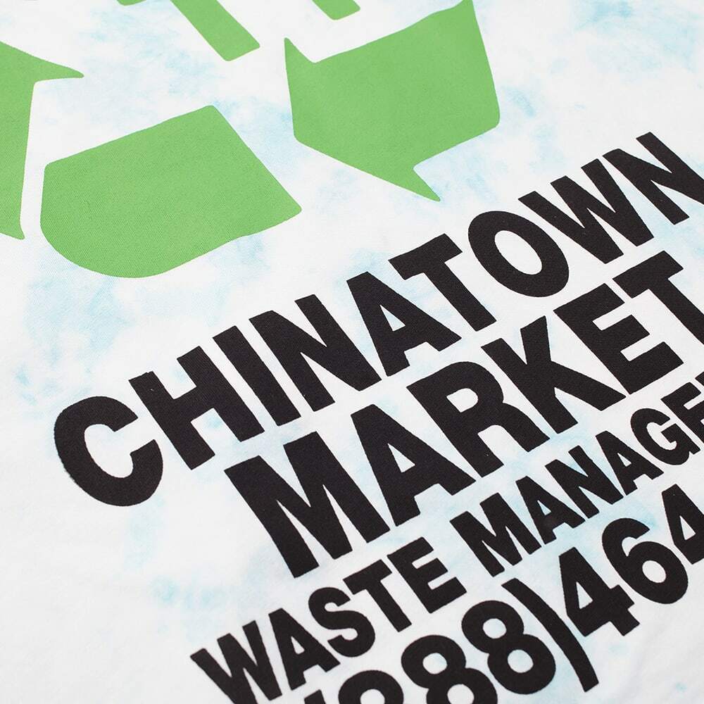 END. x Chinatown Market Waste Management T-Shirt in White MARKET