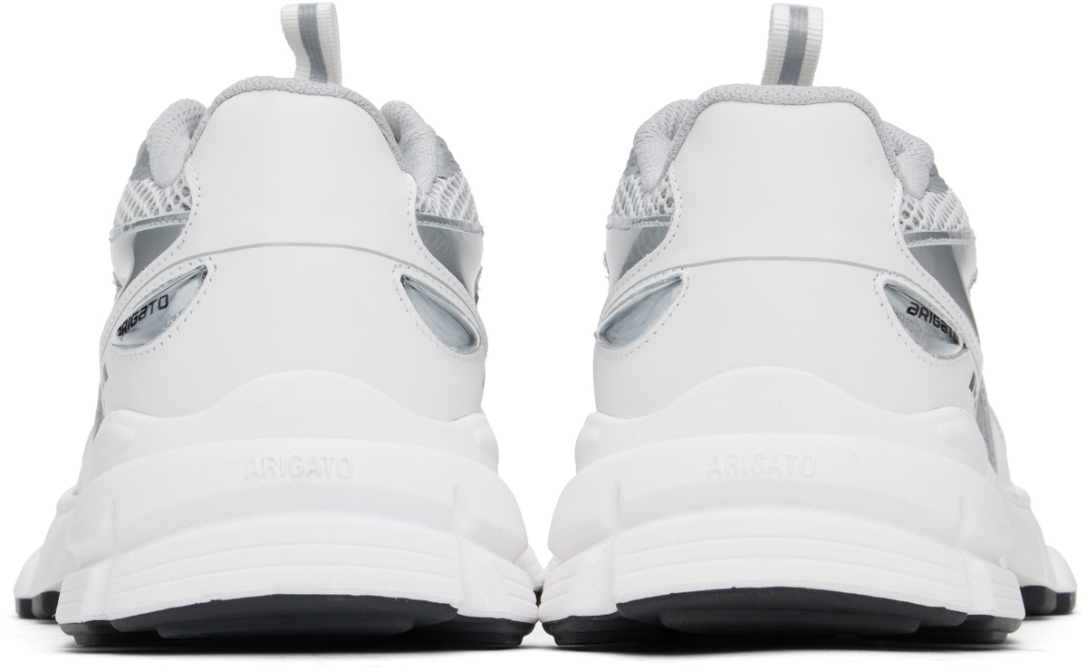 Axel Arigato White & Silver Marathon Runner Sneakers Axel Arigato