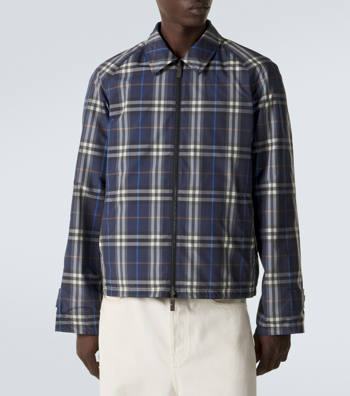 Burberry Burberry Check cotton blouson jacket Burberry