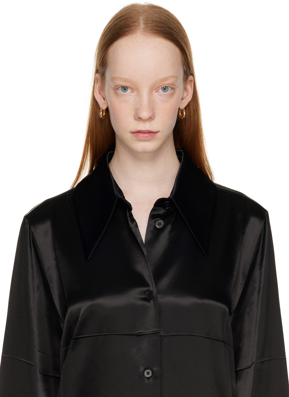 Jil Sander Gold Hoop Earrings Jil Sander