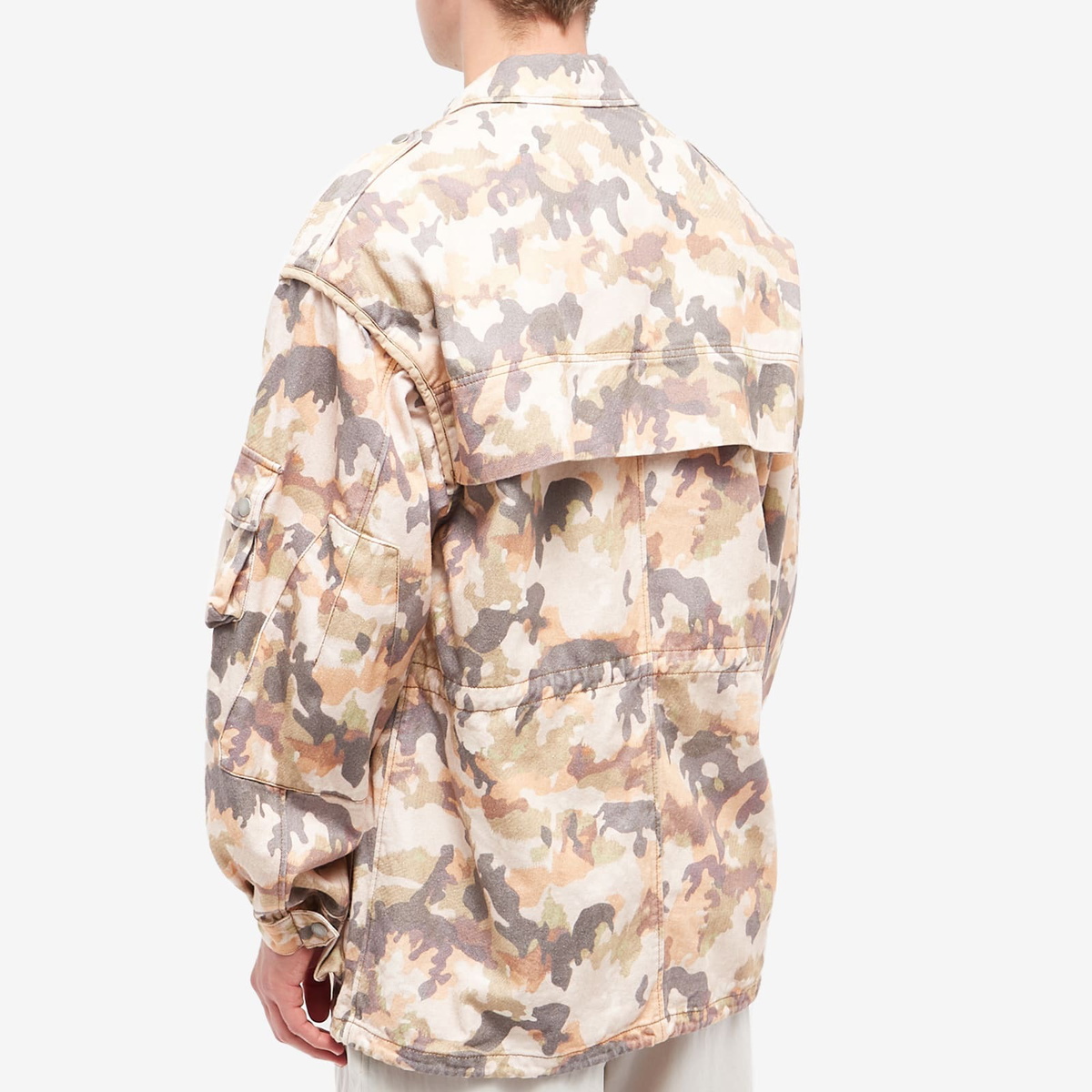 Isabel Marant Men's Elias Camo Filed Jacket in Camel Isabel Marant