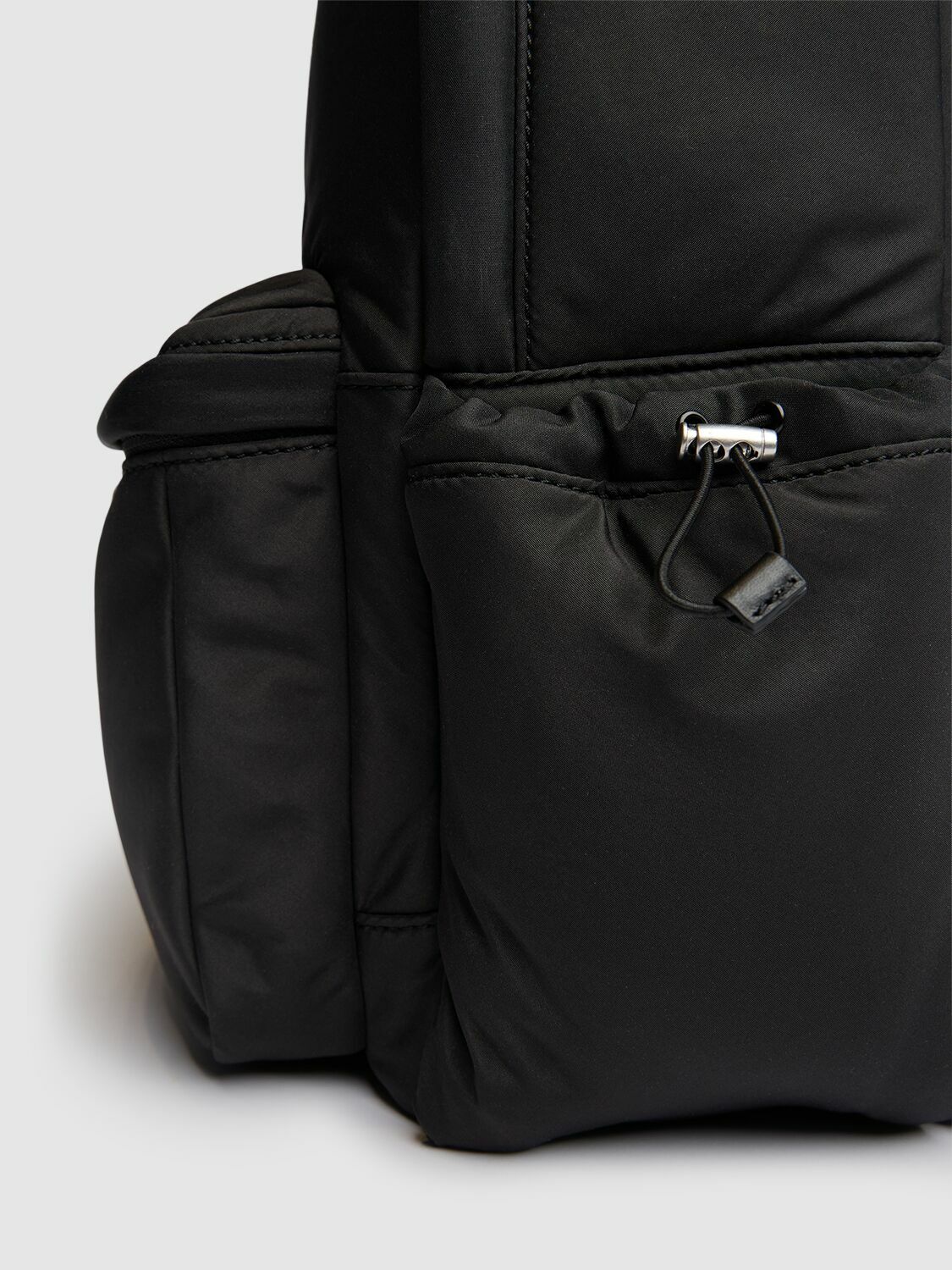 AMI PARIS Padded Nylon Canvas Backpack AMI