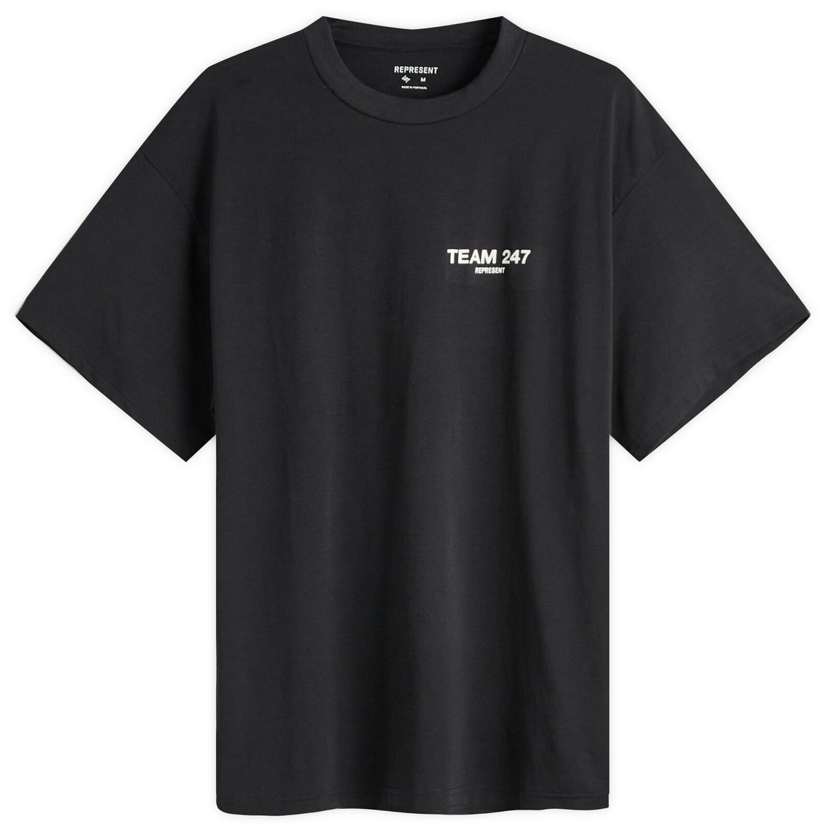Represent Men's Team 247 Oversized T-Shirt in Black Represent