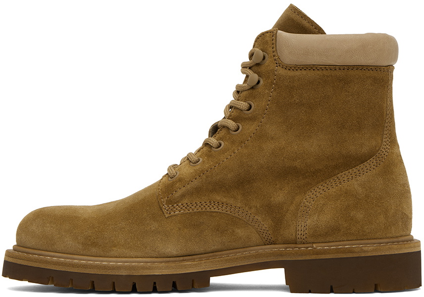 Officine Creative Brown Suede Boss 002 Boots Officine Creative