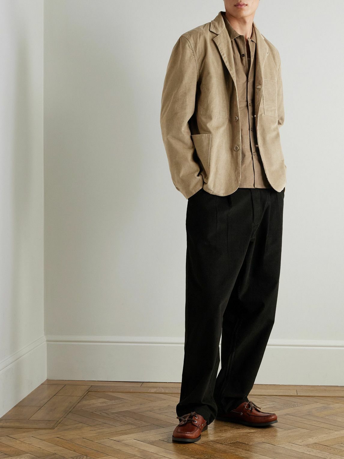 Kardo - Somesh Cotton-Corduroy Blazer - Neutrals Kardo