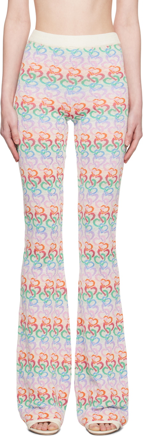 Marco Rambaldi Multicolor Heart Pants Marco Rambaldi