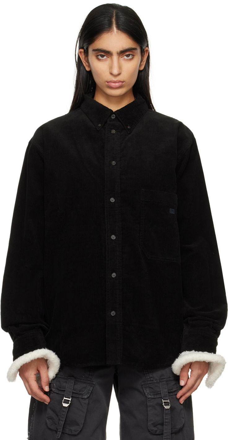 Acne Studios Black Patch Shirt Acne Studios