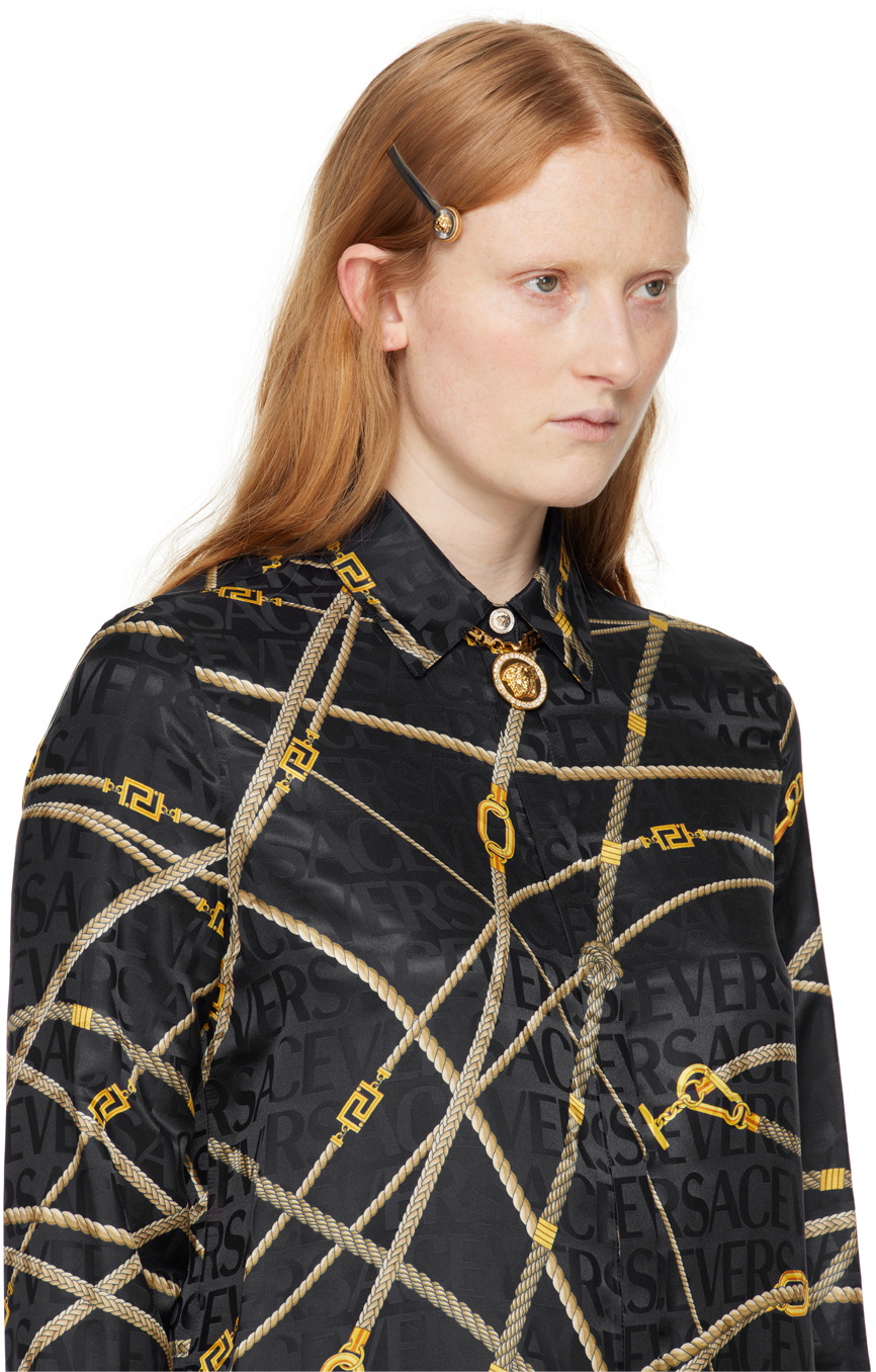 Versace Silver Medusa Brooch Versace