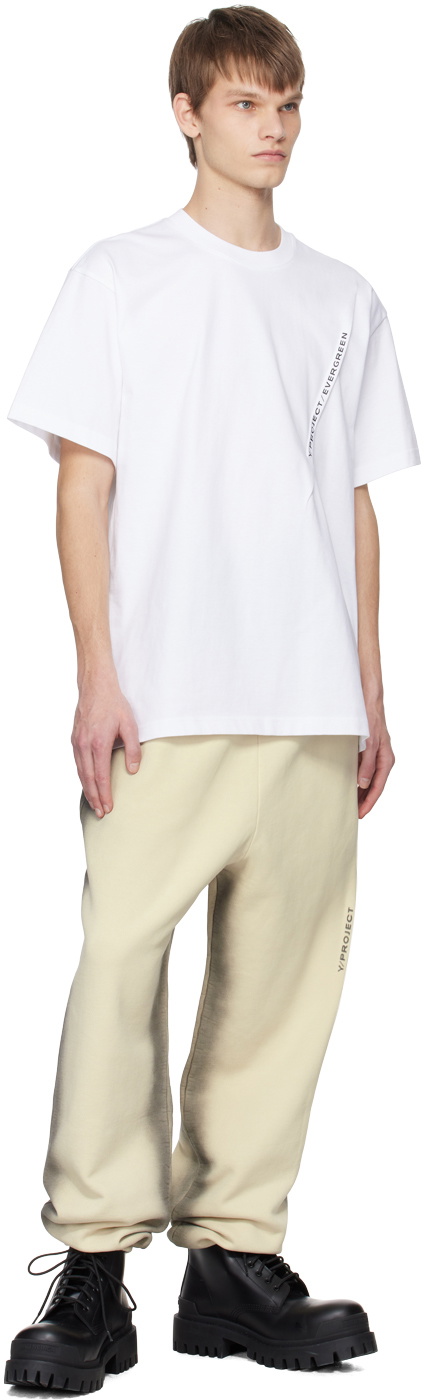 Y/Project White Pinched T-Shirt Y/Project