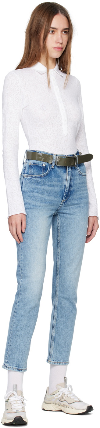 rag & bone Green Rebound Belt Rag and Bone