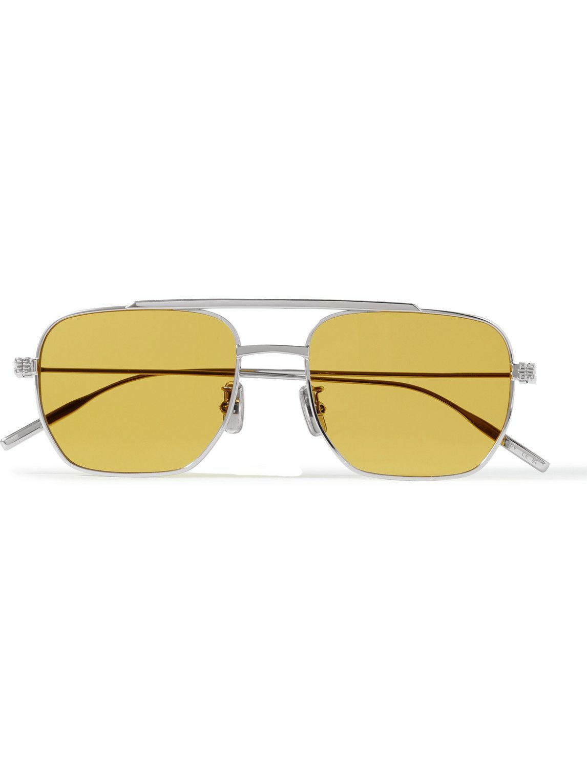 Givenchy - GV Speed Aviator-Style Silver-Tone Sunglasses Givenchy