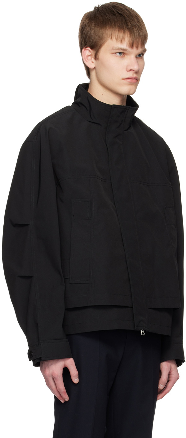 Solid Homme Black Cropped Jacket Solid Homme