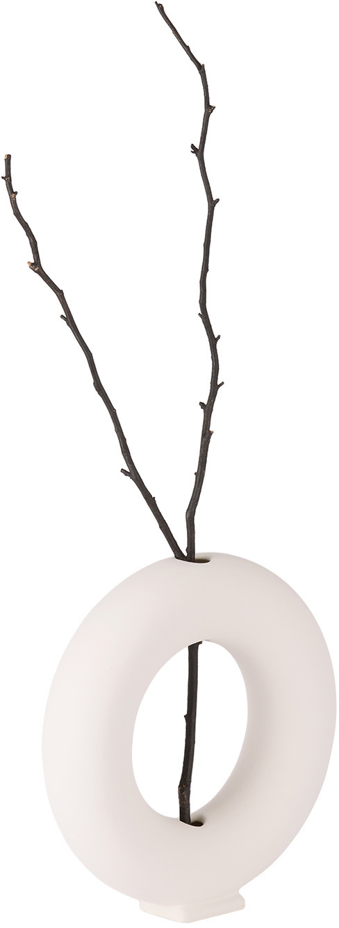 Valeria Vasi White Vacuum Vase