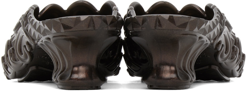 Y/Project Bronze Melissa Edition Jelly Point Mules Y/Project