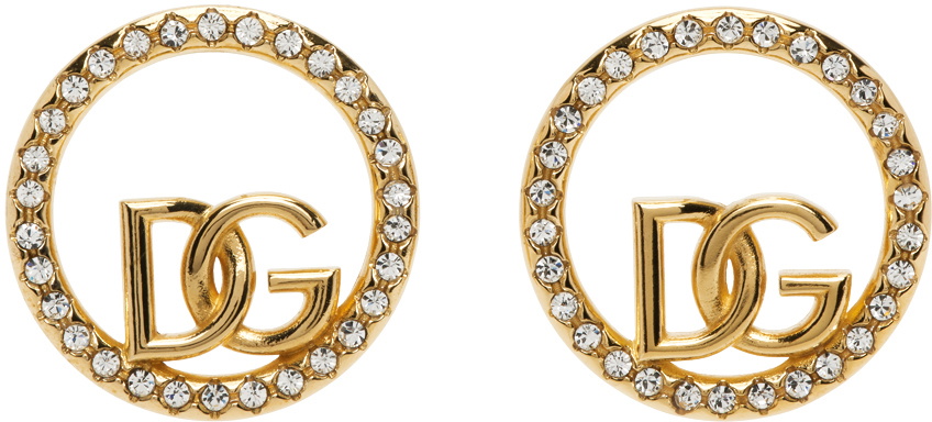 Dolce & Gabbana Gold 'DG' Earrings Dolce & Gabbana