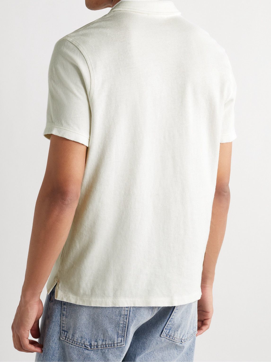 Alex Mill - Cotton-Jersey Polo Shirt - Neutrals Alex Mill