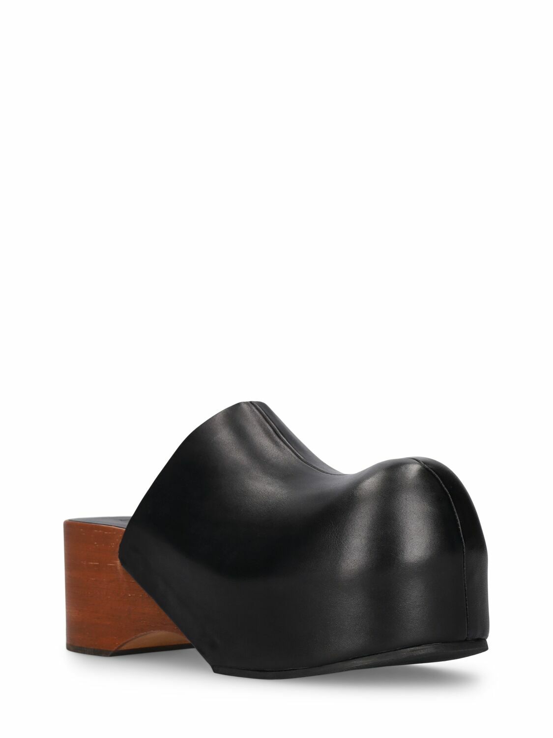 ACNE STUDIOS 70mm Barlo Leather Clogs Acne Studios