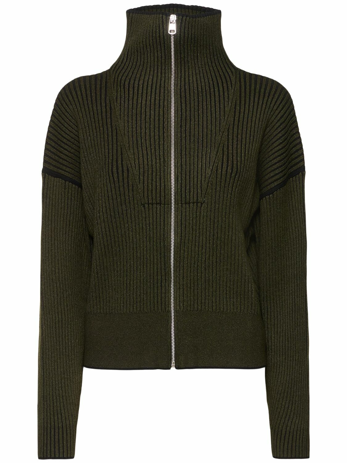 VARLEY Carmen Rib Knit Zip Sweater Varley